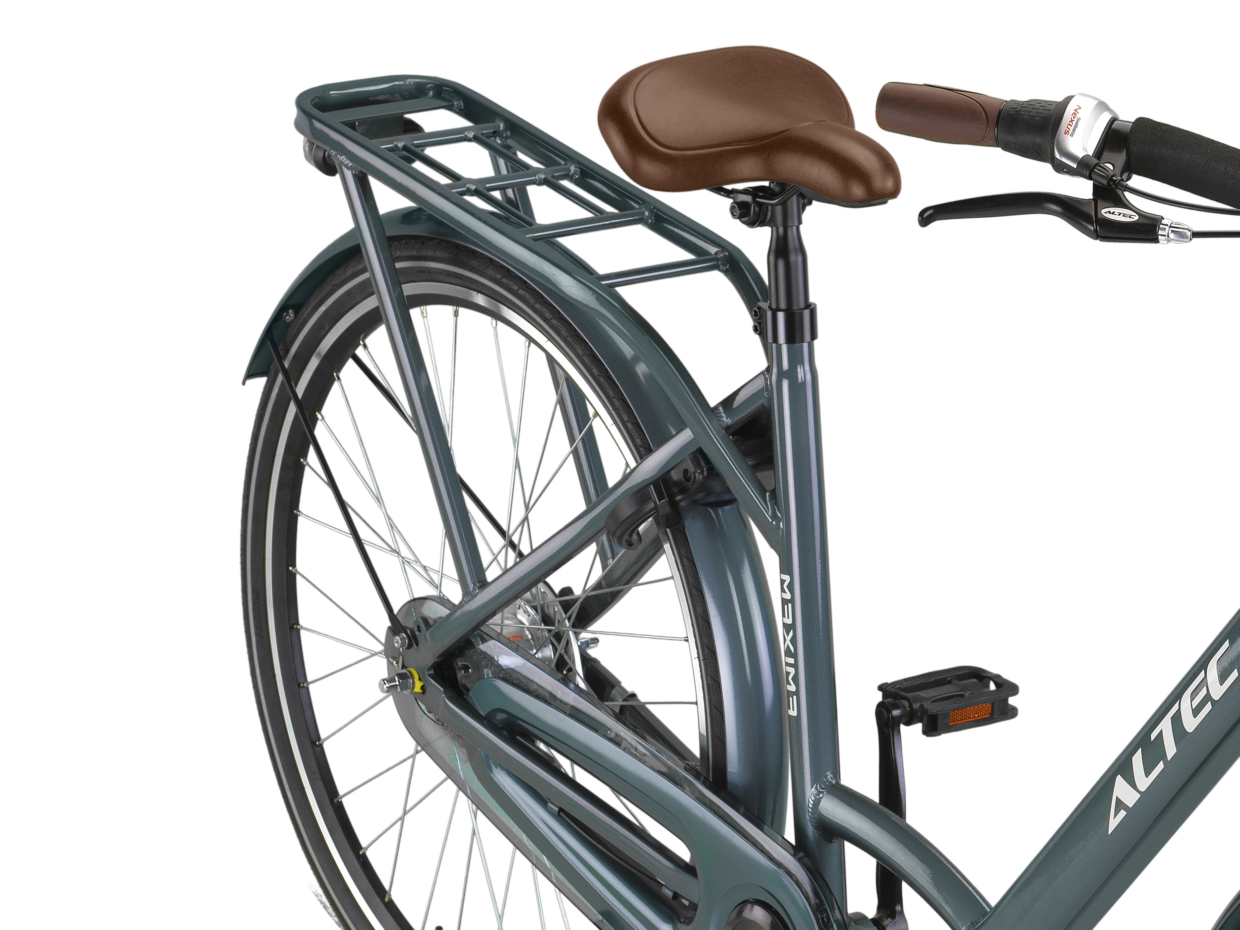 Altec Maxima Moederfiets 28 Inch 50 cm Women 7SP Roller brakes Green ...